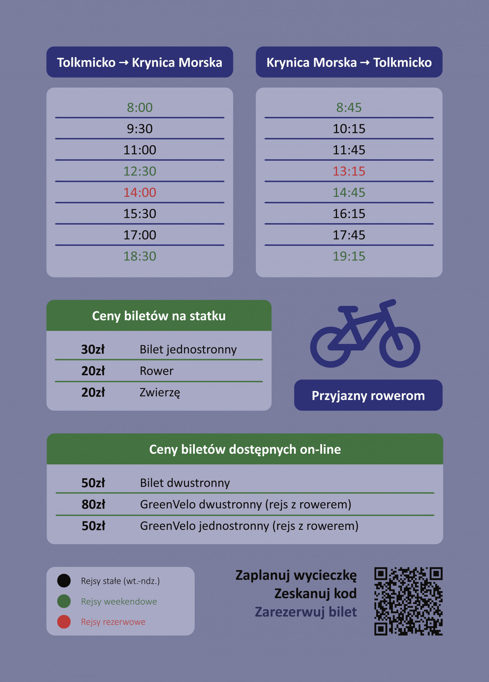 Tramwaj Wodny Linia S3 - Krynica Morska