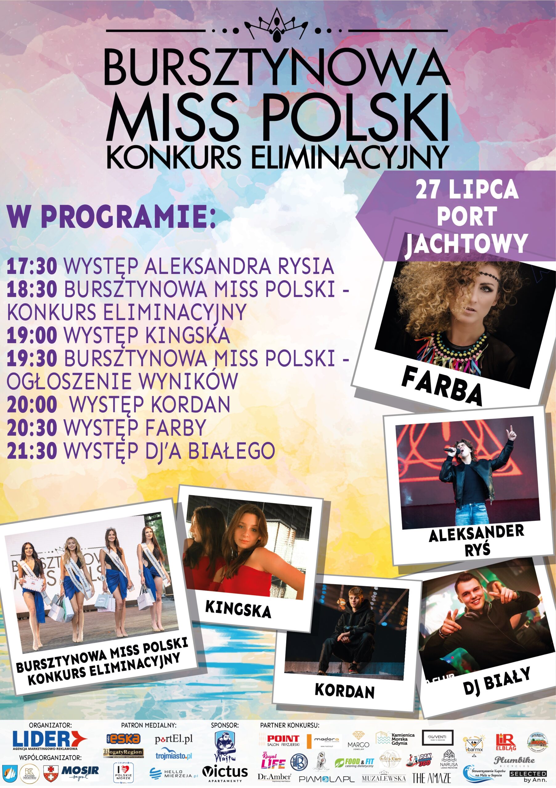 Wybory Bursztynowej Miss Polski - Krynica Morska